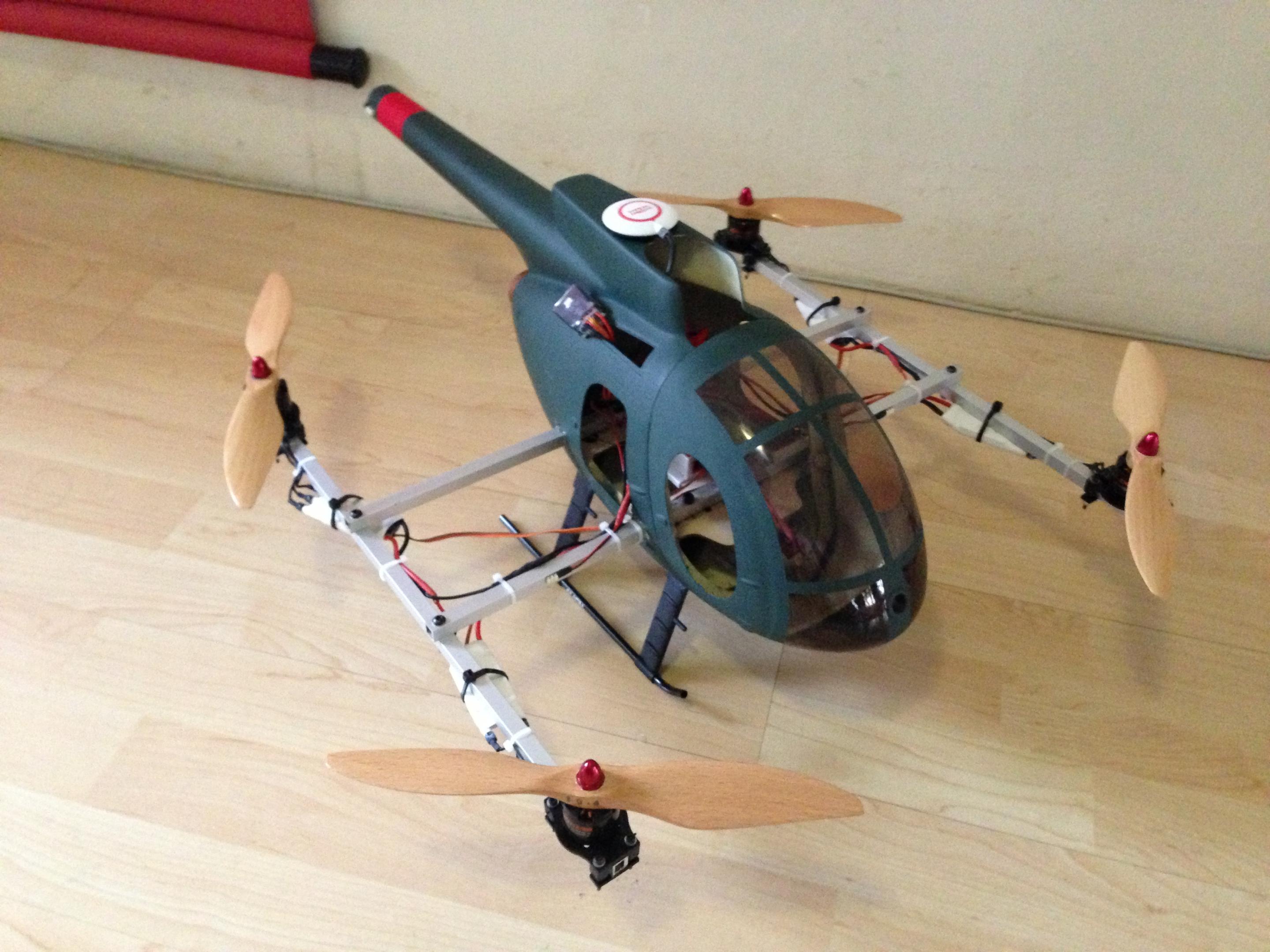 New project - scale heli fuselage with quad - Team daddyHOBBY - Radio ...