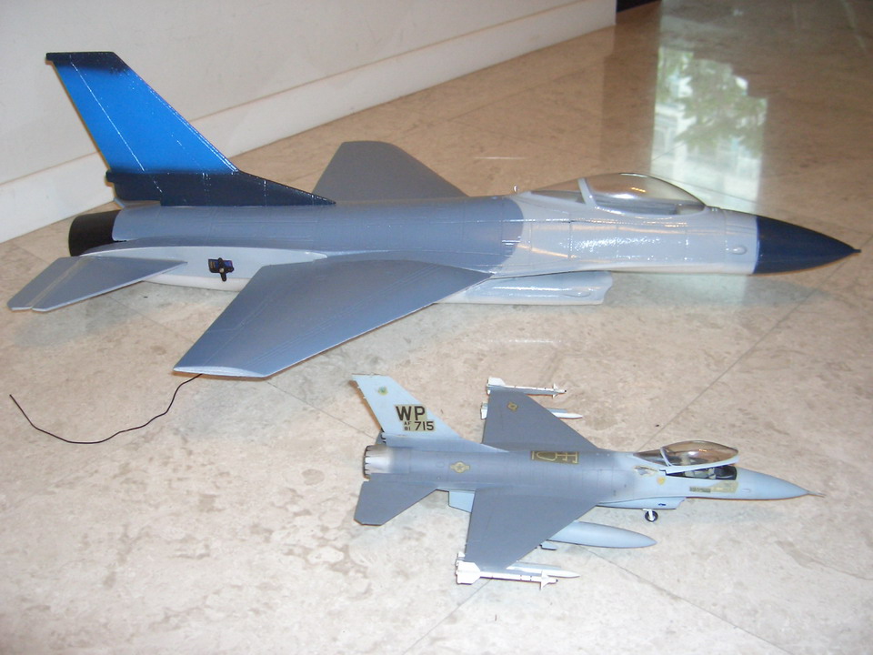 Flying Styro F16 Falcon - Team daddyHOBBY - Radio Control & Electronics