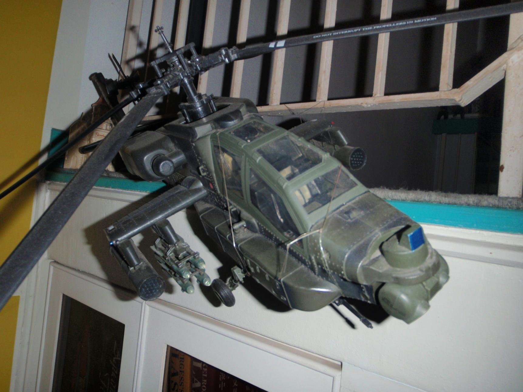 AH-64 Apache Fiberglass Fuselage - (500 Size) - Team daddyHOBBY - Radio ...