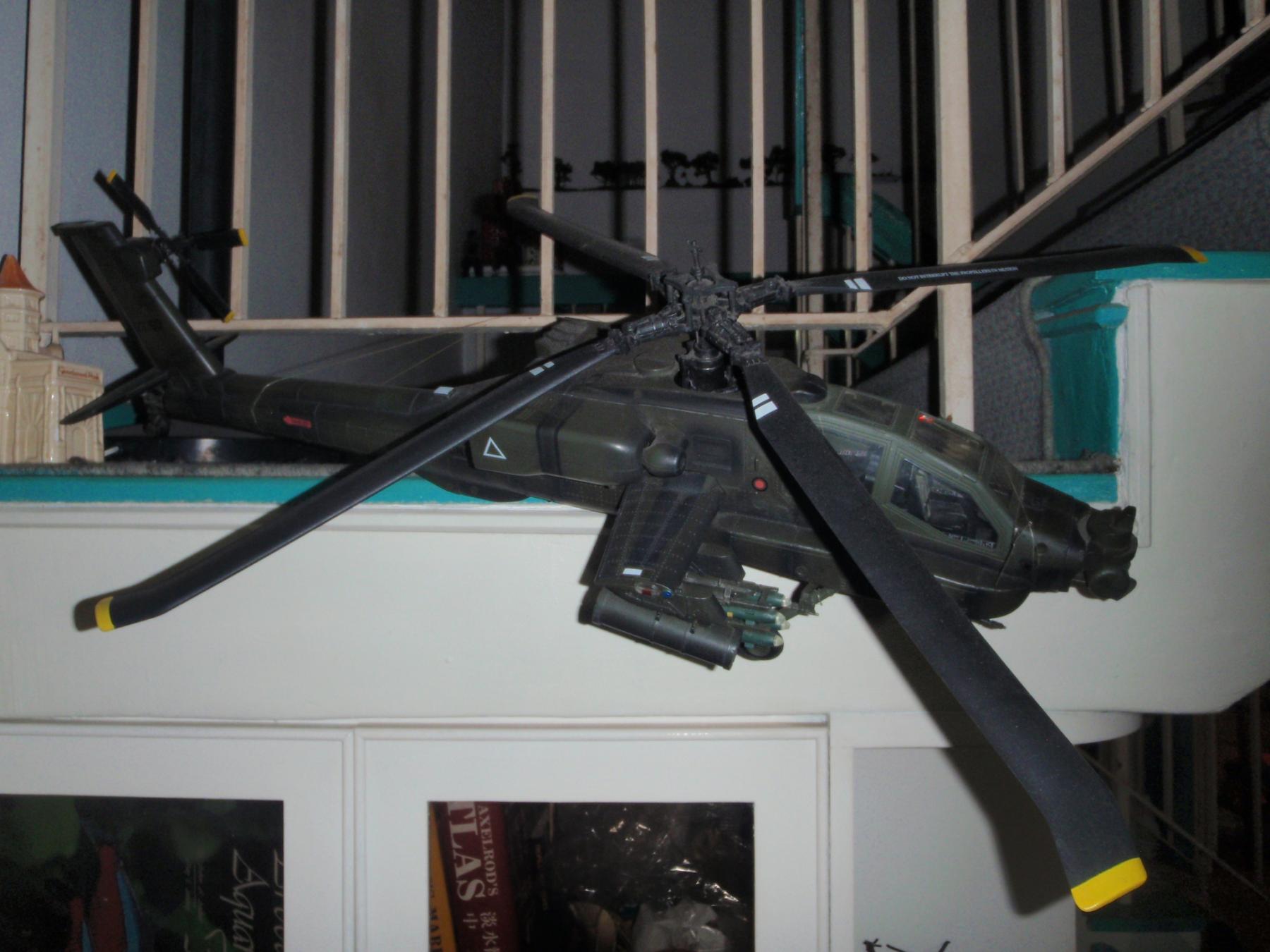 AH-64 Apache Fiberglass Fuselage - (500 Size) - Team daddyHOBBY - Radio ...